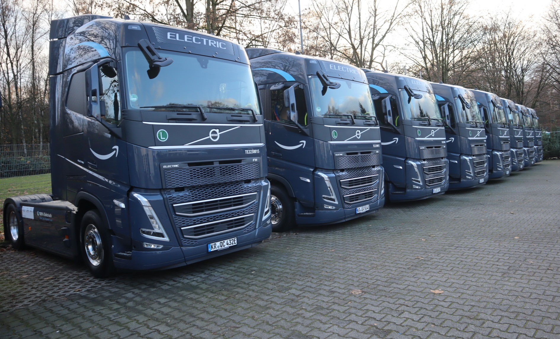 Evo nove flote za Amazon Njemačka: električni Volvo FH za 500 km dnevno ...